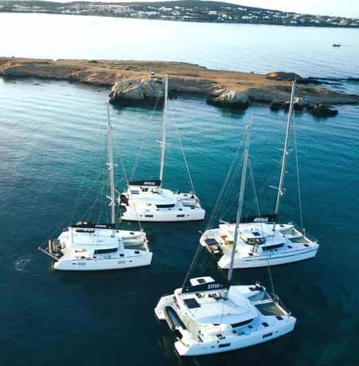Naxos: Private Sunset Catamaran Cruise with Dinner - The Scenic Journey and Landmark Views