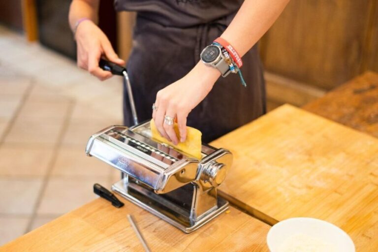 Neighborhood shopping & Homemade Pasta ! - The Heart of the Class: Making Pasta & Tiramisu