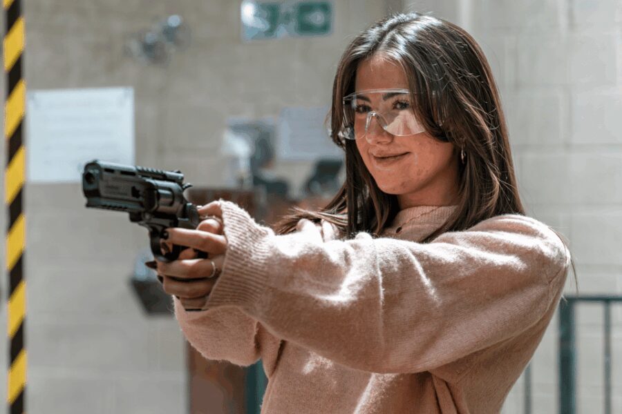 Newton Abbot: Rifle, Pistol and Simulator Combo Package - Exploring the Experience in Detail