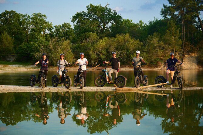 Off-road scooter outing between lakes and Pessac-Léognan vineyards - A Closer Look at the Itinerary and What to Expect