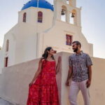 Oia: Couple Photoshoot Seprate Entrance to Blue Dome - The Itinerary & Locations: What to Expect