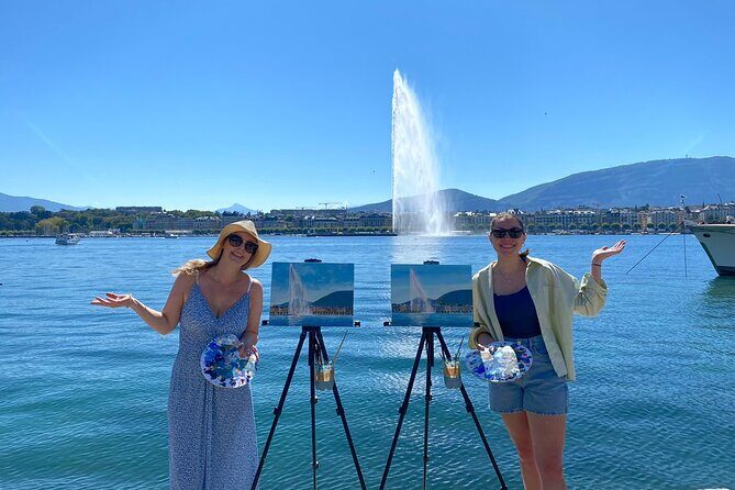 Painting Master Class by the Geneva Lake - The Experience Itself: Step by Step