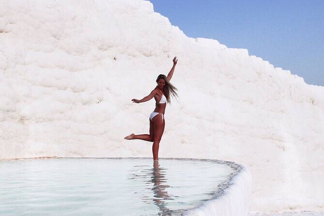 Pamukkale tour w. Entrance, Lunch & Transfer from Kemer - Exploring Hierapolis: Ancient Ruins and Roman Glory