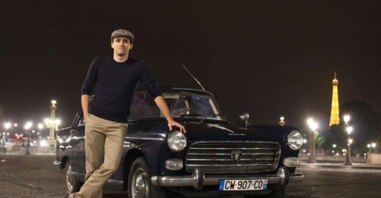 Paris: 1.5-Hour Vintage Car Night Tour - Full Breakdown of the Itinerary