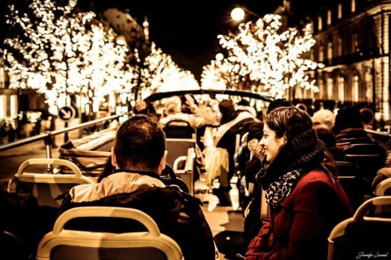 Paris: Tootbus Open-Top Christmas Bus Tour - Breaking Down the Itinerary