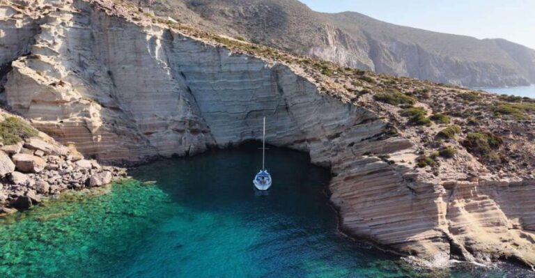 Paros Antiparos: Full-Day Boat Tour with Lunch & Drinks - Exploring the Caves and Cliffs