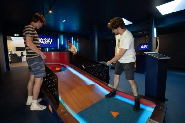 Part of Mini Golf in Deauville indoors and connected - Introducing Deauville’s Modern Mini-Golf: What It’s All About