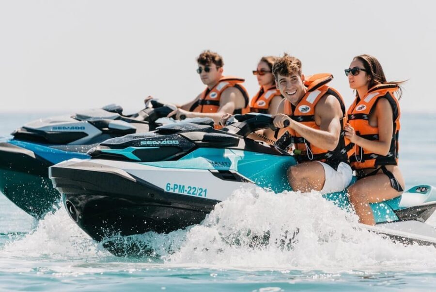 Peguera: Racing Car Drive and Jet Ski Combo Tour - What It Means for You