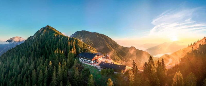 Pick-up from Munich: Sunset over-night hike Bavarian Alps - A Gentle, Wholesome Hike Into Bavaria’s Heart
