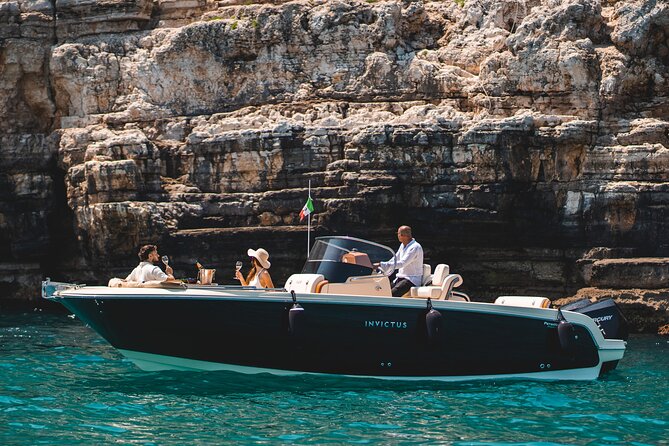 Polignano a Mare: Private Cruise with Champagne 2- hours - Polignano a Mare: Private Cruise with Champagne – The Ultimate Coastal Escape