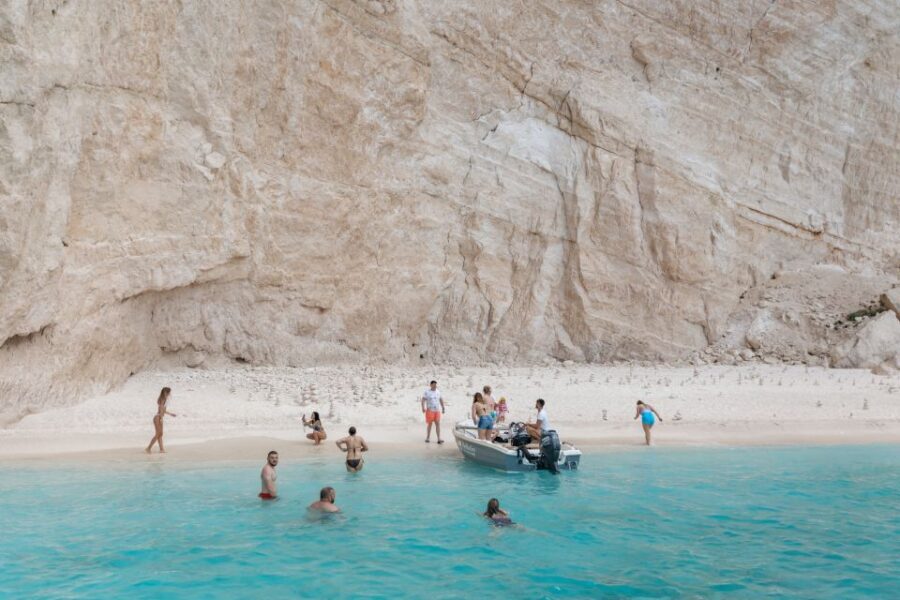 Porto Vromi: Navagio Shipwreck Beach & Blue Caves by Boat - Detailed Itinerary Breakdown