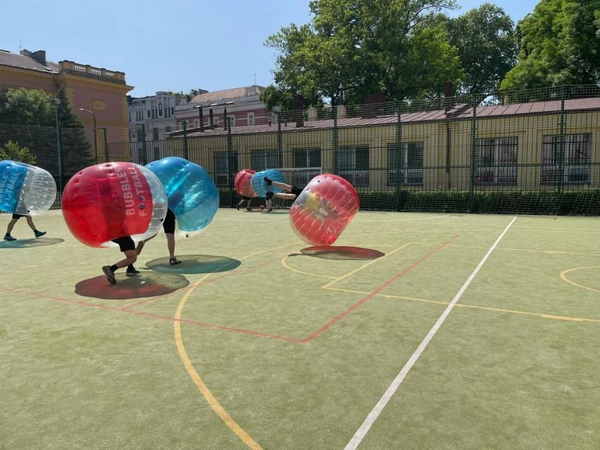 Prague: Bubbles football in city centre of Prague - What’s Included in Your Bubble Football Experience