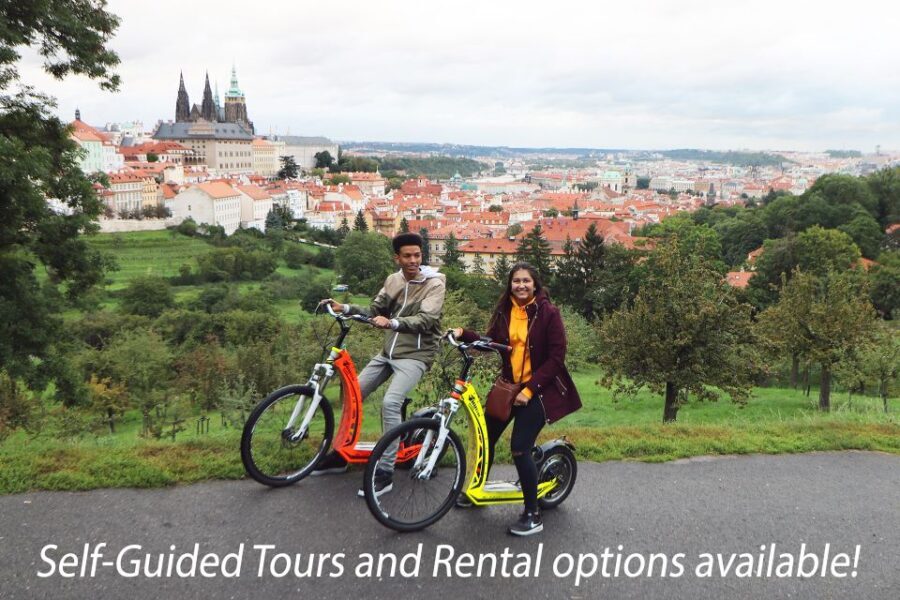 Prague: E-Bike/E-Scooter Viewpoint Tour - The Ride and Equipment: Comfort and Confidence Matter
