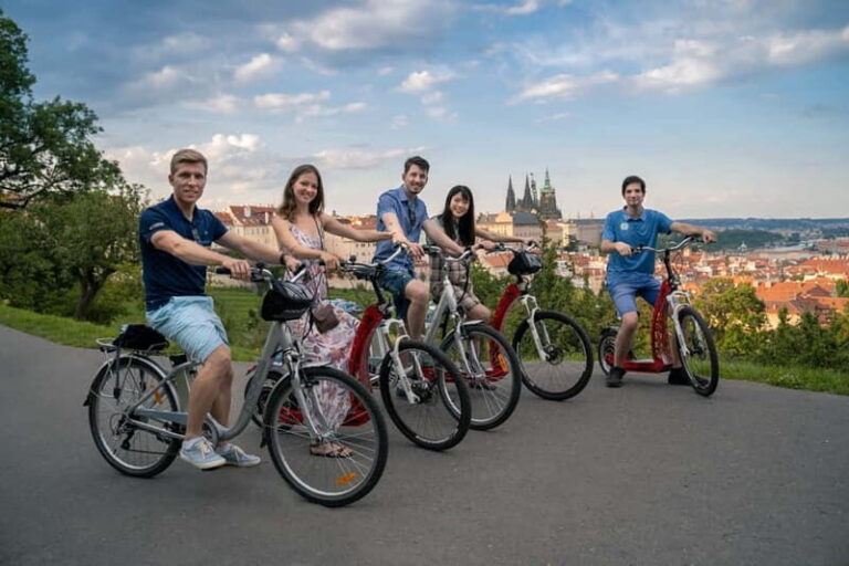 Prague: E-Bike or E-Scooter Tour with A Local Guide - What You Can Expect During the Tour