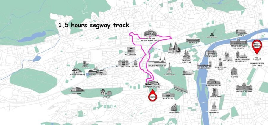 Prague: Shared Group/Private Segway Tour with Hotel Transfer - What to Expect from the Tour