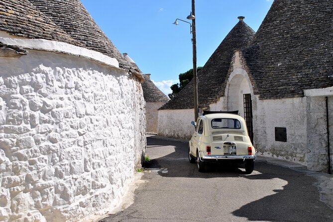 Private and Guided Tour with Vintage Fiat in Ostuni and Cisternino - Key Points