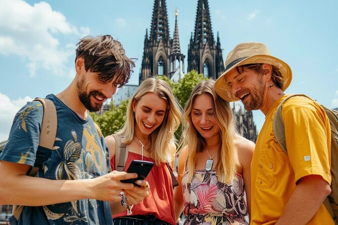 Private audio book city rally around Cologne Cathedral and the Old Town - Key Points