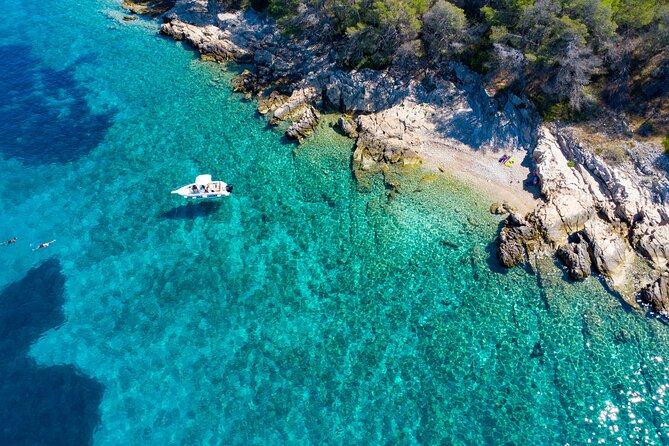 Private Boat Trip Swim and Chill in Crystal Blue ibenik half day - Key Points