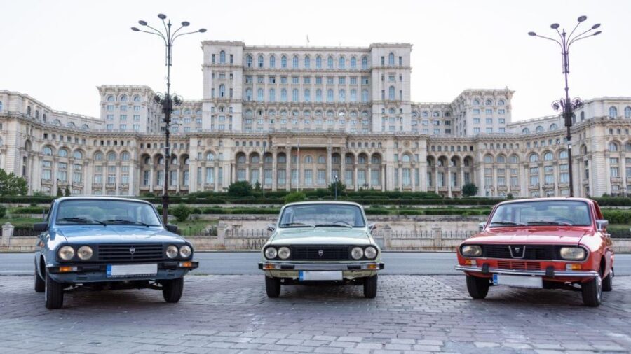 Private Bucharest Driving Tour with a Vintage Car- 120min - Landmark Stop 1: Revolution Square (30 minutes)