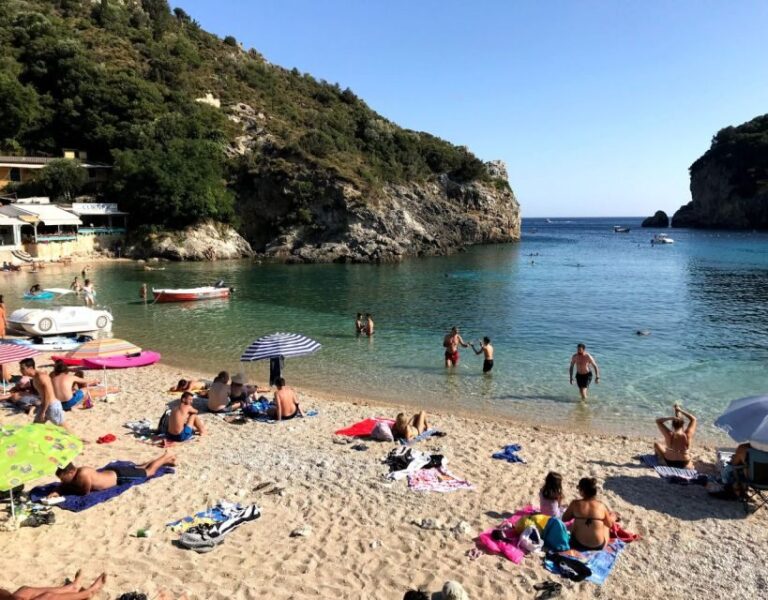 Private Corfu Beaches Tour: Paleokastritsa & Glyfada - Glyfada: Sun, Sand, and Watersports