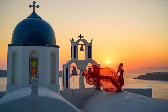 Private Flying Dress Photoshoot in Santorini - An Introduction to the Santorini Flying Dress Photoshoot