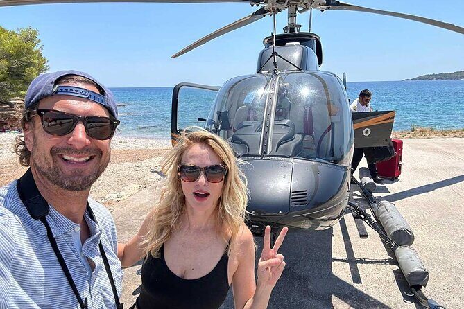 Private Helicopter Transfer from Crete to Santorini - Value and Cost: Is It Worth It?
