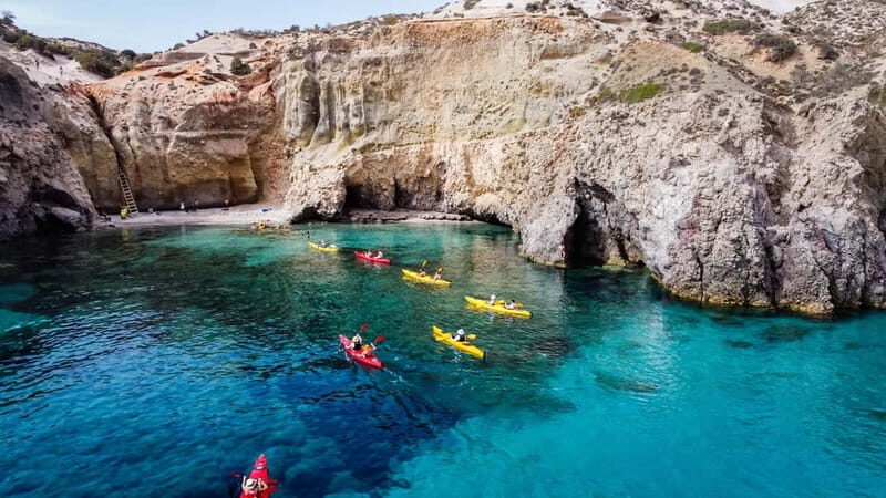 Private Kayaking Tour to the secrets of Milos - The Itinerary: From Fyriplaka to Hidden Bays and Beaches