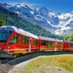 Private tour to Bernina train & Lake Como. Hotel pick-up - Stop 2: St. Moritz – The Epitome of Elegance