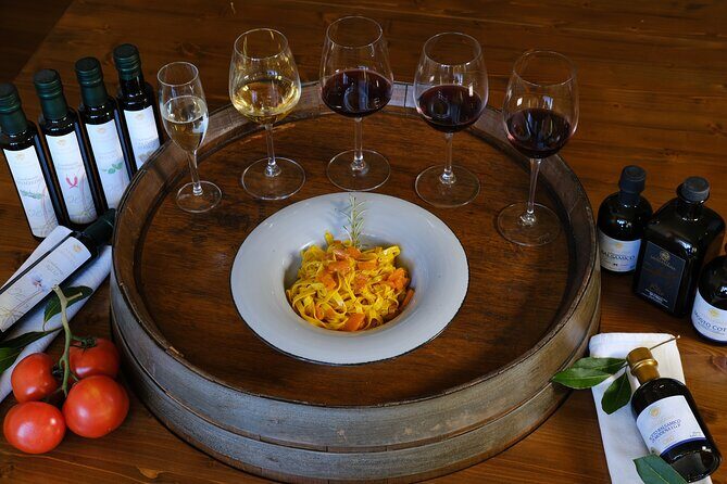Private Wine & Evo Oil Tasting with Saffron Meal - The Journey from Vineyard to Table