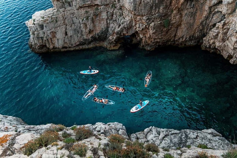 Pula: Sunset/Night Illuminated Transparent Kayak Tour - The Itinerary Breakdown