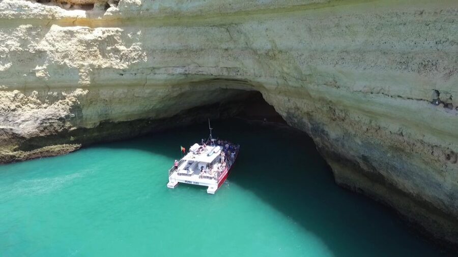 Quarteira: Benagil Cave Guided Catamaran Day Cruise & Drink - What Travelers Love — From the Reviews