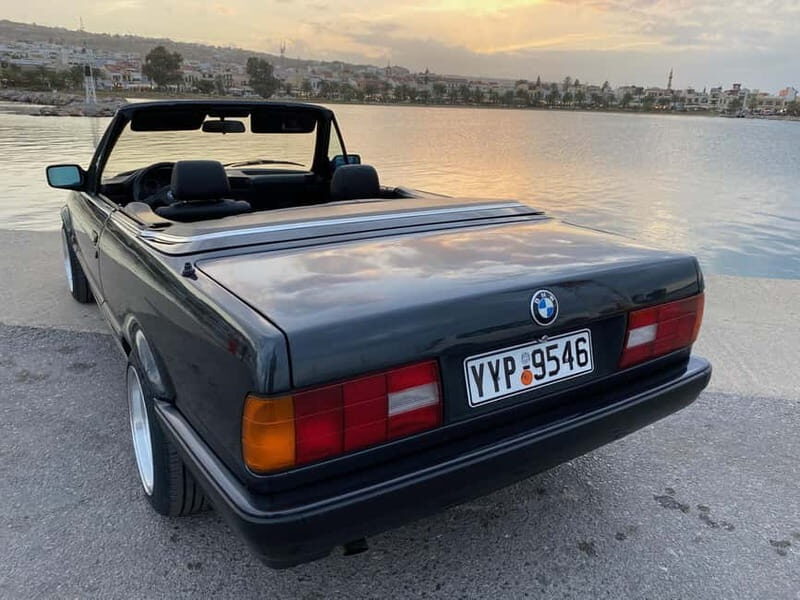 Rethymno: Ride with a BMW 318i Cabrio for 12 hours - Driving Crete in a Classic BMW