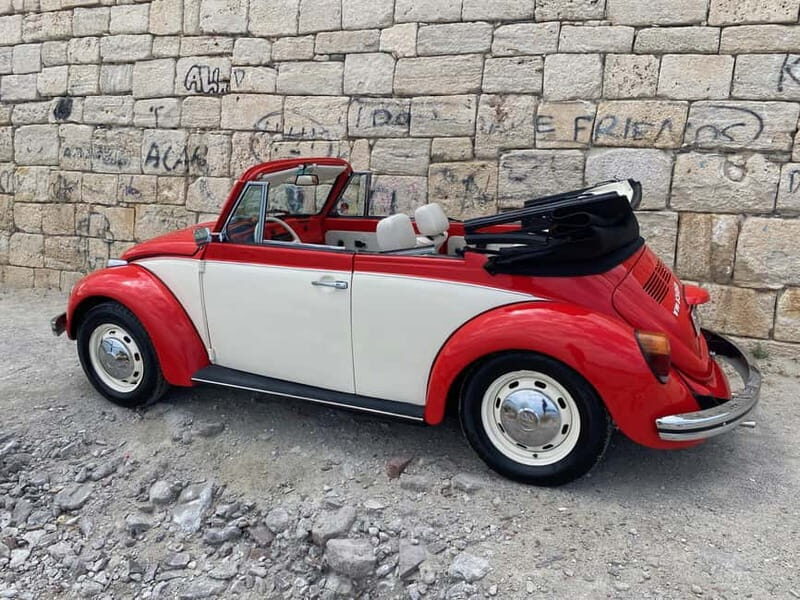 Rethymno: Ride with a VW Beetle Cabrio for 12 hours - What the Reviews Reveal