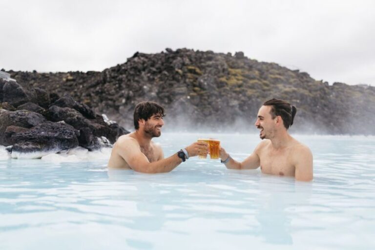 Reykjavik: Golden Circle, Crater & Blue Lagoon Minibus Tour - Transportation, Guides, and Group Size