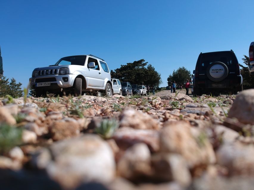 Rhodes: 4x4 Self-Drive Jeep Tour with Pickup in the North - The Off-road Trails and Scenic Views