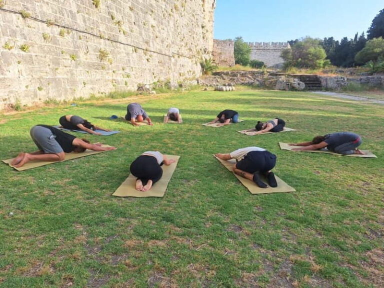 Rhodes Town: Outdoor Yoga at Grand Masters Garden - Why Youll Love This Tour