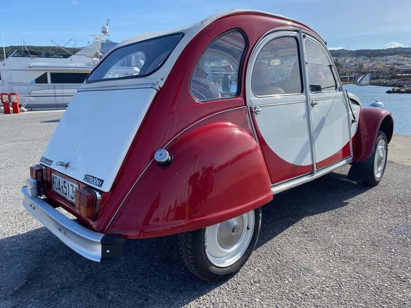 Ride with a Citroen 2CV Dolly 1989 Red-White for 12 hours - FAQs