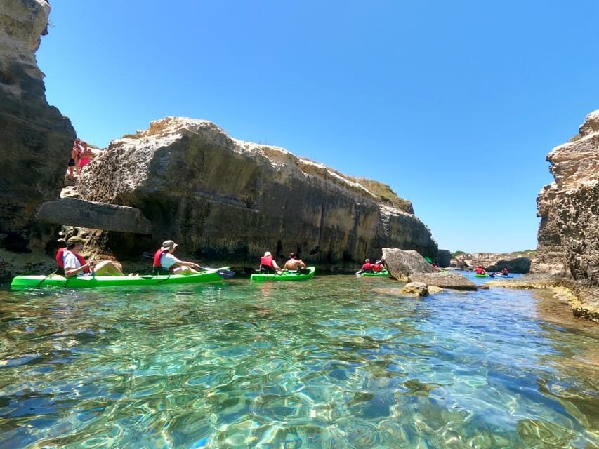 Roca Vecchia: Kayak and Canoe Tour to La Grotta della Poesia - What To Expect During Your 3-Hour Tour