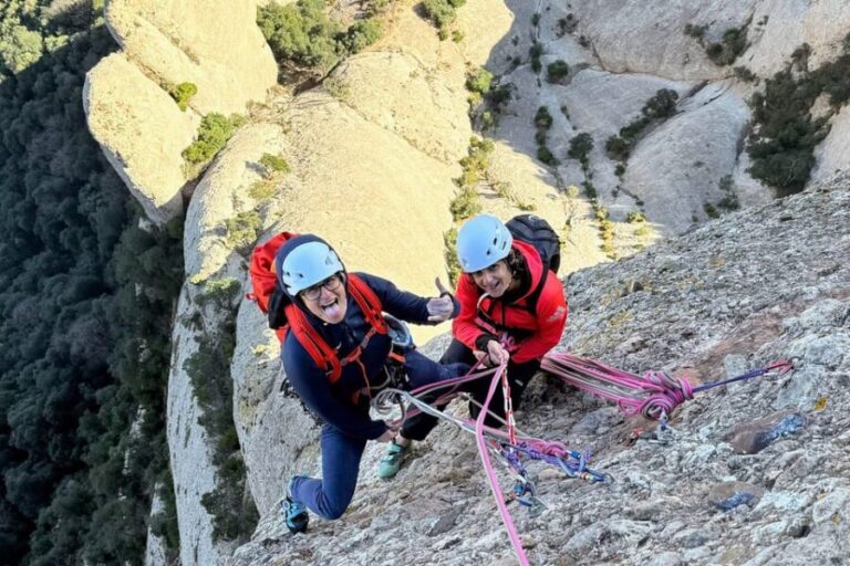 Rock climbing in Montserrat - Barcelona - The Unique Geography of Montserrat