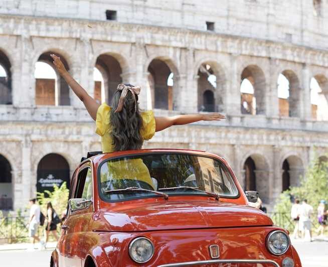 Roma: Gelato & Fiat 500 Vintage Adventure - The Itinerary: A Mix of Scenic Views & Hidden Corners
