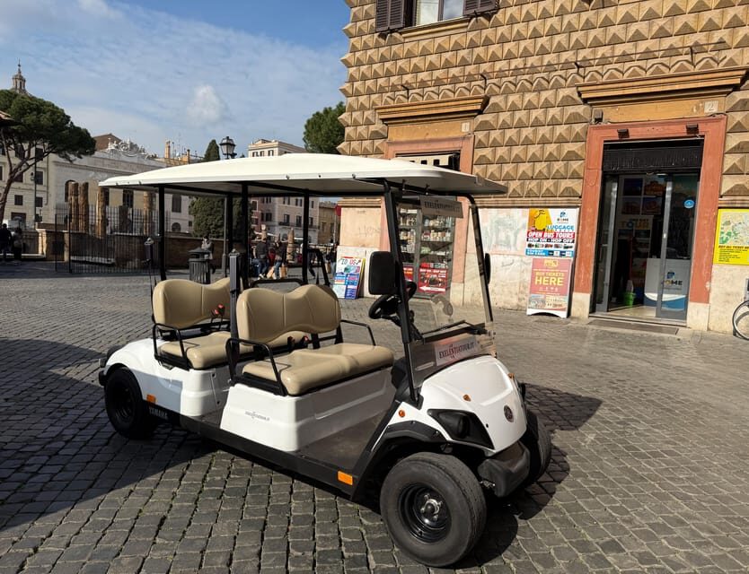 Roma: Golf Cart Night Tour - Key Points