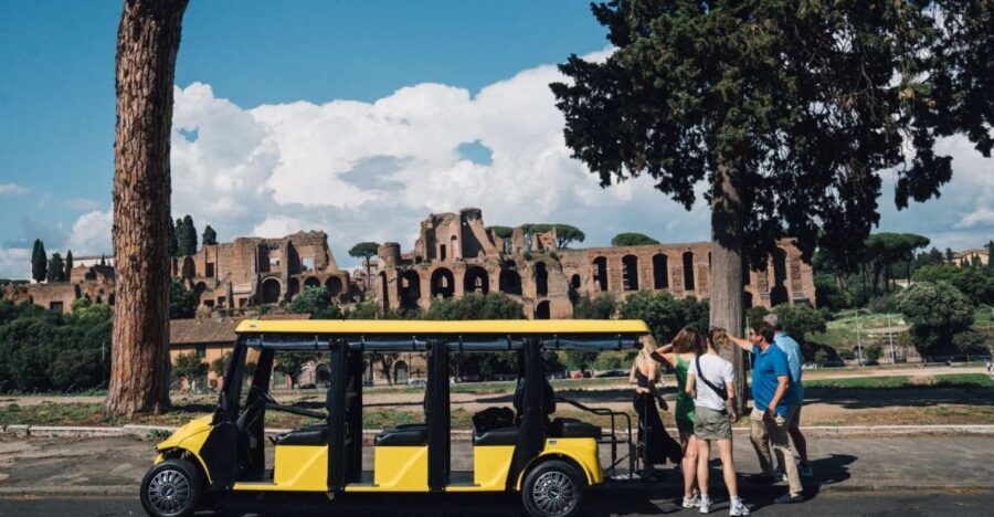 Rome: Appian Way Golf Cart Tour with Roman Catacombs Entry - Enjoying the Scenic Stops and Landmarks