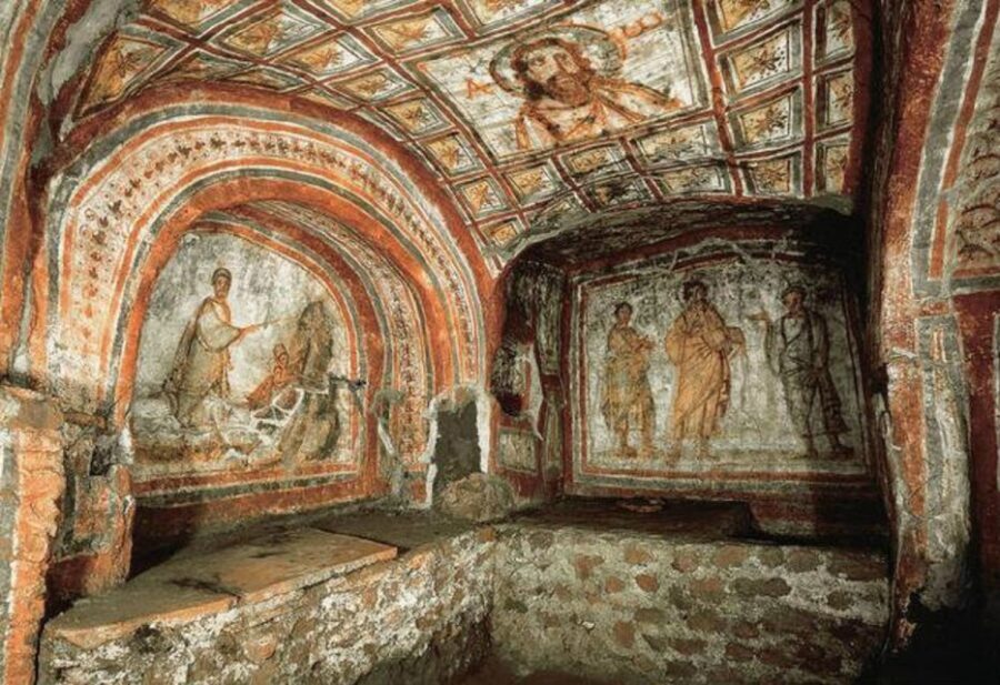Rome: Appian Way Underground and Catacombs E-Bike Tour - San Callisto Catacombs and the Callistian Complex