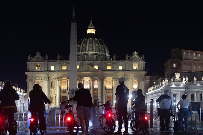 Rome by Night: E-Bike Tour with Gelato Stop - The Itinerary in Detail