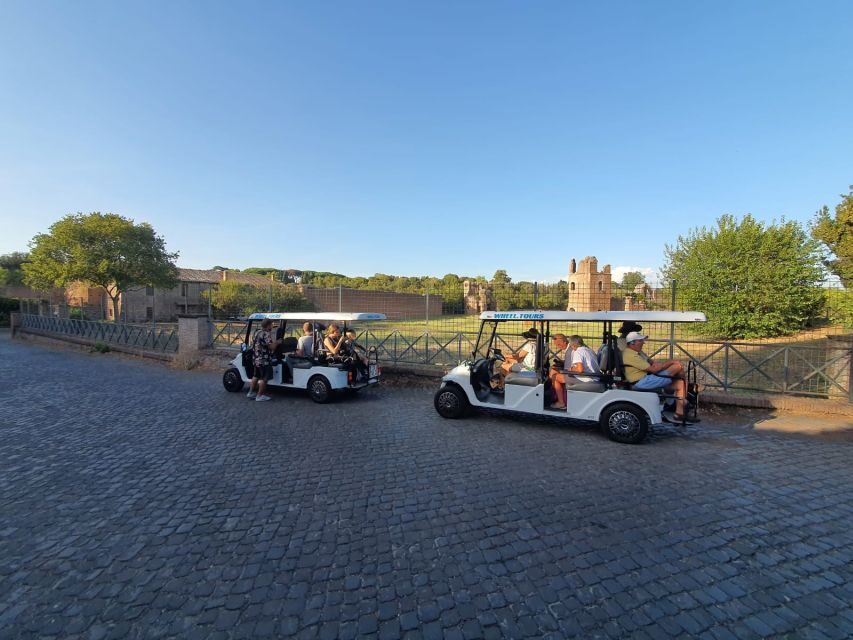 Rome: Catacombs and Appian Way Golf Cart Small-Group Tour - The Practical Side: Price, Duration, and Included Perks