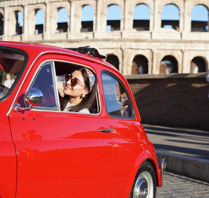 Rome: Ciao Bella Fiat 500 Vintage Tour with Aperol Spritz - Discovering Rome’s Most Scenic Spots
