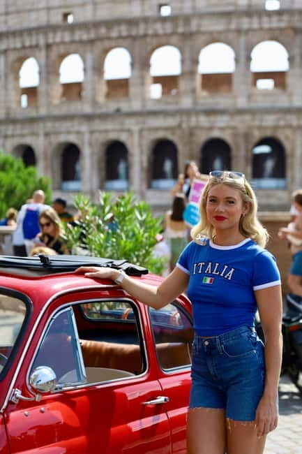 Rome: Fiat 500 Vintage Photo Tour - Detailed Breakdown of the Itinerary