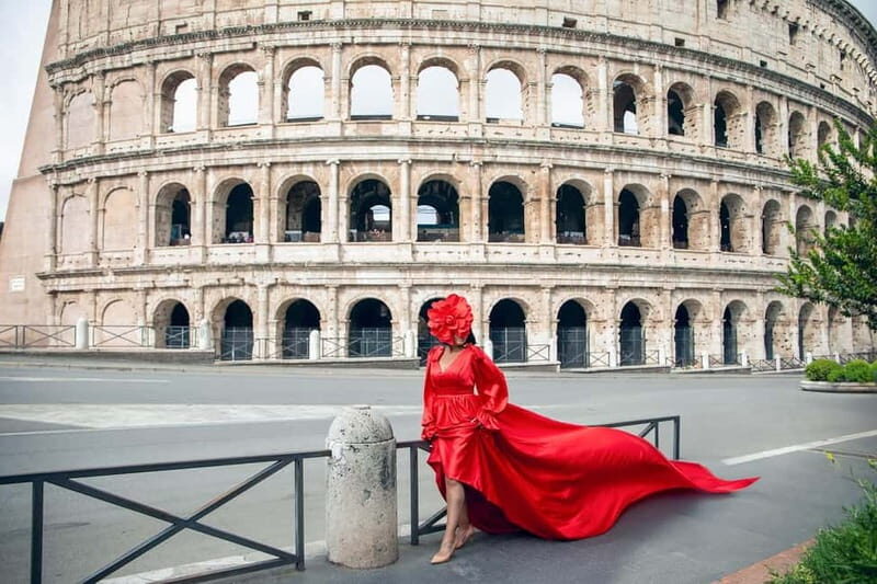 Rome: Flying Dress Photo & Video Shoot by the Colosseum - Starting the Adventure: What to Expect at the Colosseum