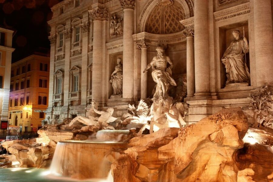 Rome: Fountains and Squares, Evening Tour with Tasting - The Itinerary in Detail