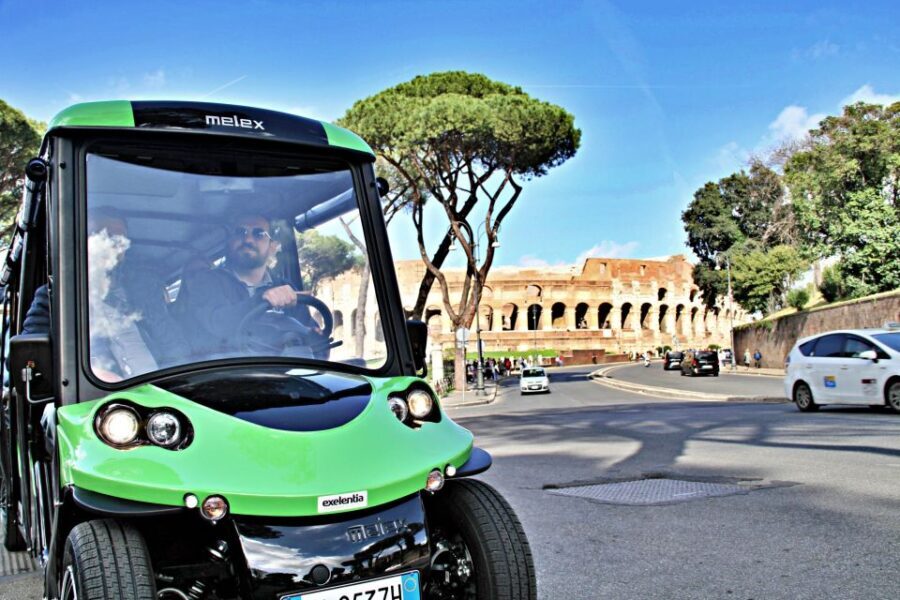 Rome: Golf Cart Tour with Artisanal Gelato Tasting - An Itinerary Packed with Iconic Sights
